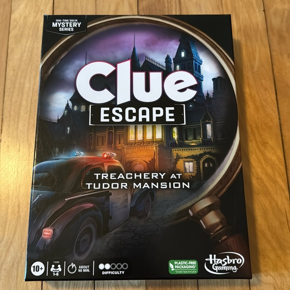 Hasbro | Games | Clue Escape Treachery At Tudor Mansion Game | Poshmark
